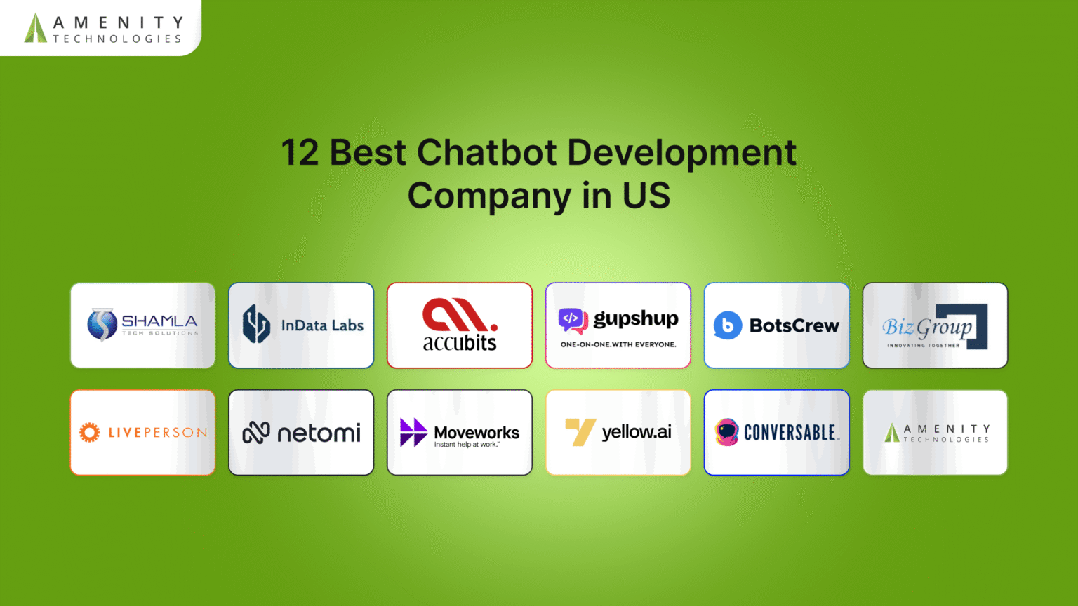 12 Best Chatbot Development Company in US - Amenity Technologies